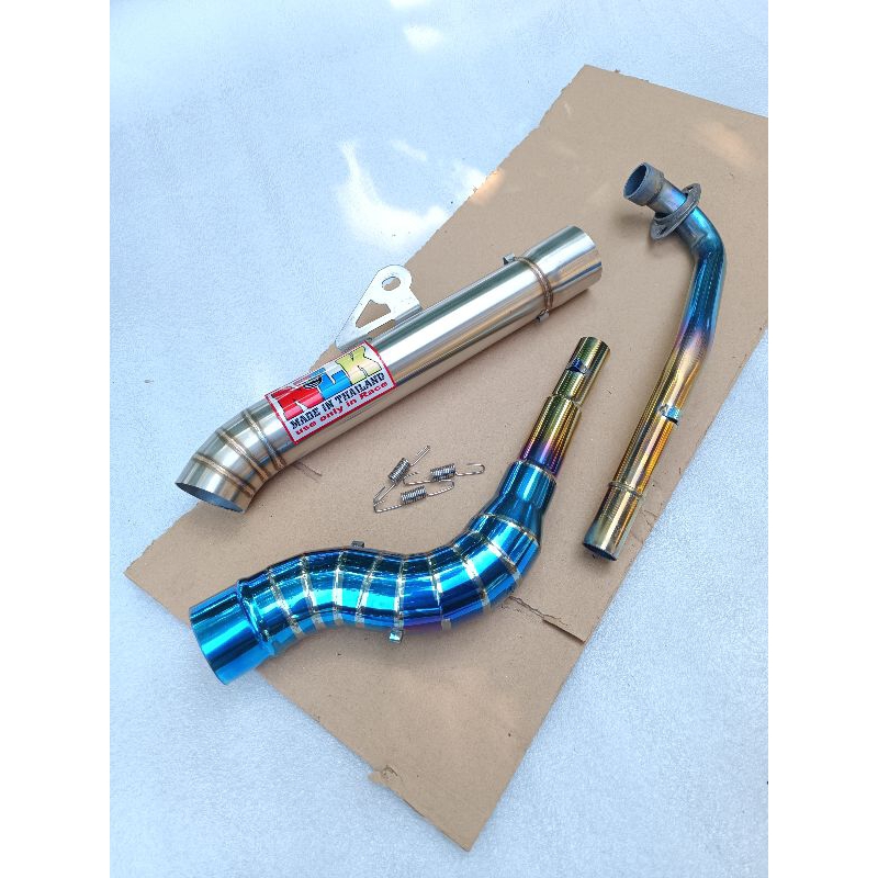 Nlk Pipe canister conical open specs exhaust Pipe for Wave 125 Xrm 110/ ...