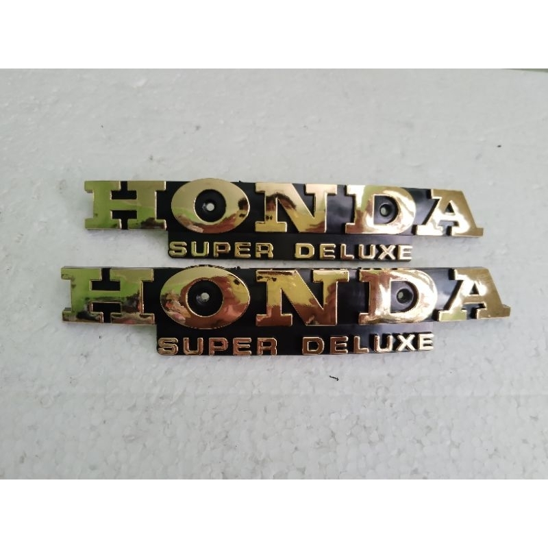 Honda super deluxe Gl 100 Tank logo emblem | Shopee Malaysia