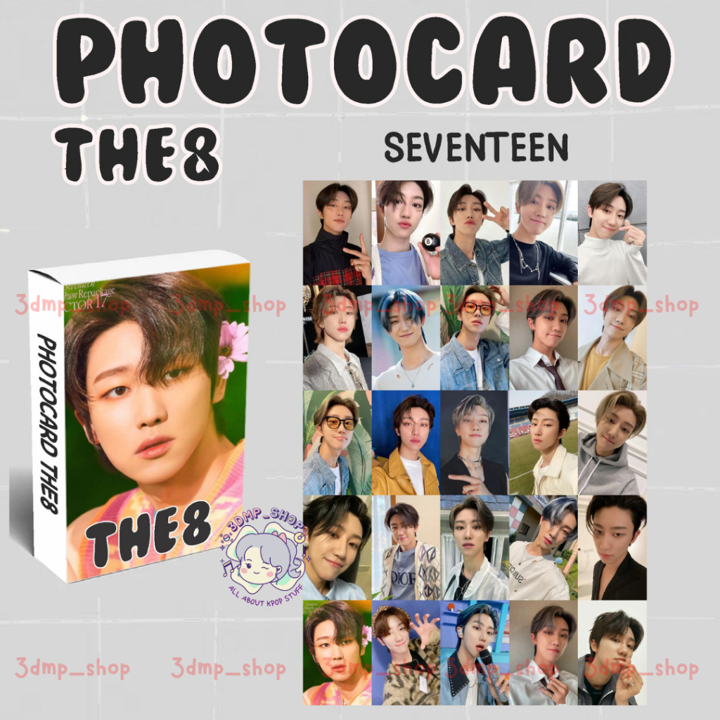 [25 Sheets] PHOTOCARD SEVENTEEN MEMBERS MINGYU JEONGHAN WONWOO HOSHI ...