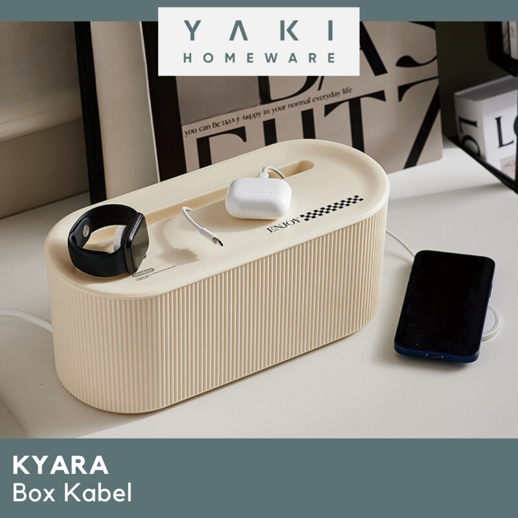 Yaki - KYARA Cable Organizer Box Minimalist Device Suit Socket ...