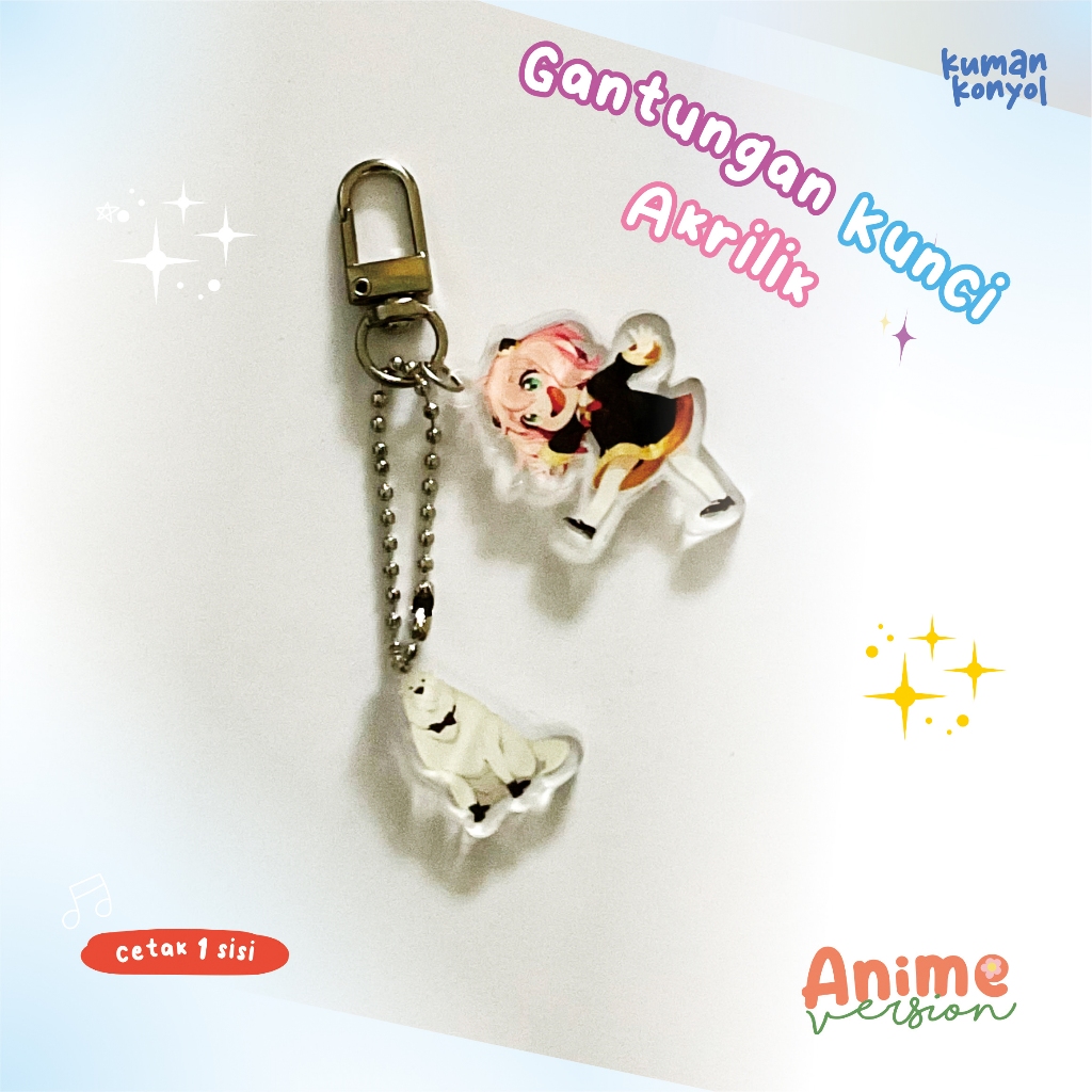 GANTUNGAN Anya KEYCHAIN ️ KEYCHAIN SPY X FAMILY ️ ANYA FORGER ️ GANCI ...