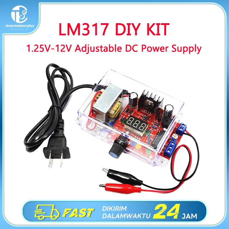 Lm317 Adjustable Voltage Regulator Power Supply Kit DIY LM317 Stable ...