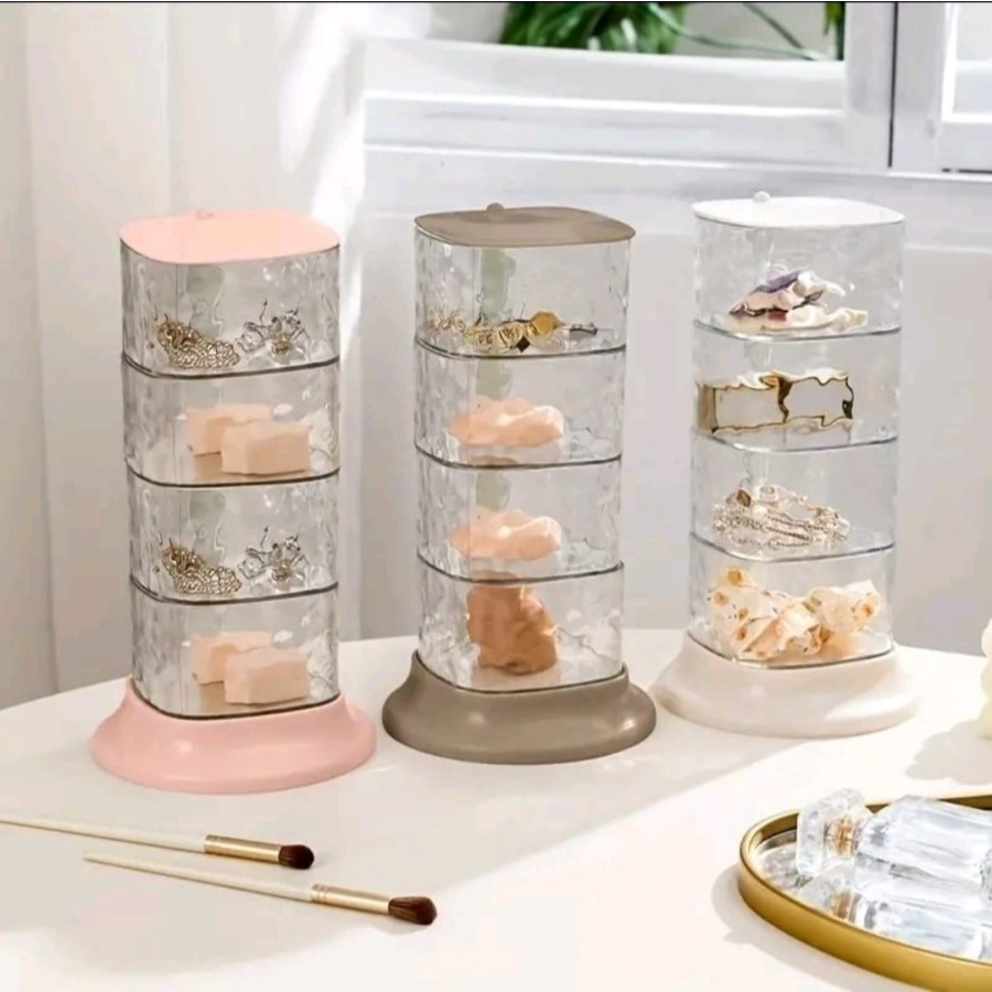 Crystal Premium Level Kitchen Spice Holder 3 Tiers 4 Tiers / Multi ...