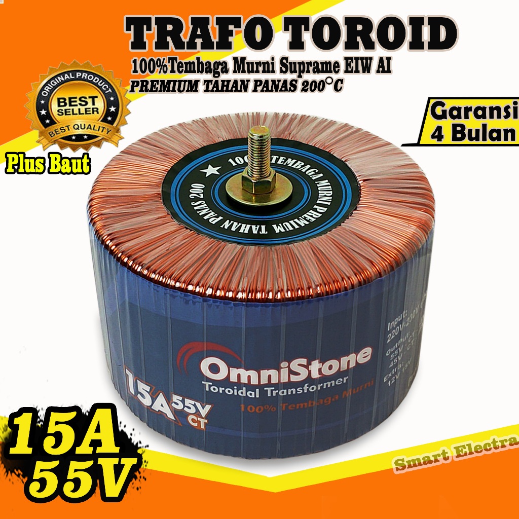 Toroid OMNISTONE Transformer - OMNISTONE Donut Transformer 15A (Pure ...