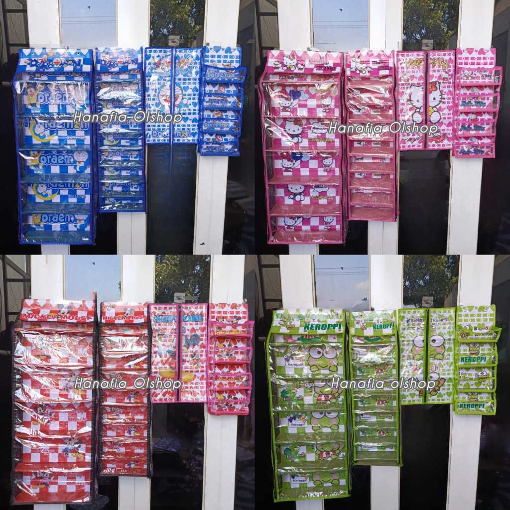 Hbo 4 IN 1 Rack SET (Bag Rack+Shoe Rack+Hijab Rack+Cosmetic Rack)/SET ...