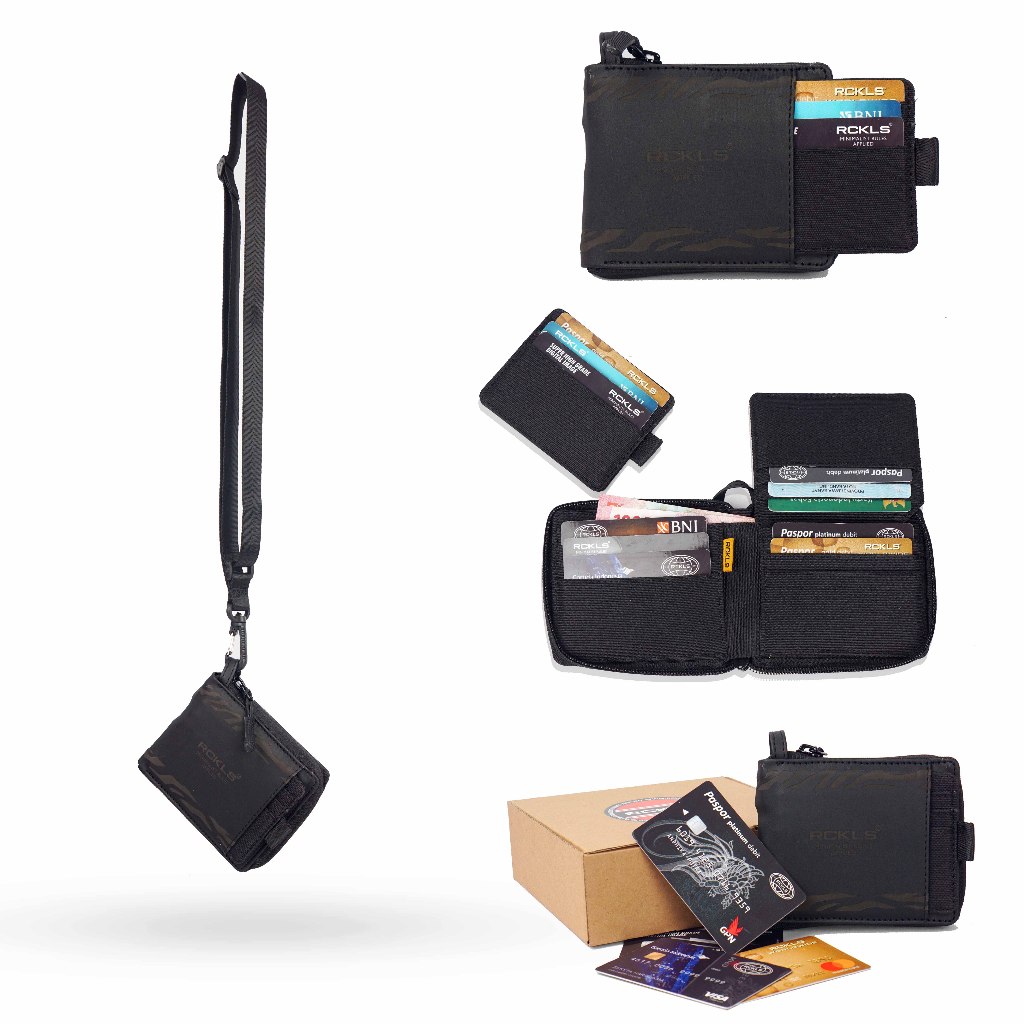 RCKLS.LTD Distro Hanging Wallet Human Folding Men's Wallet - Hanging ...