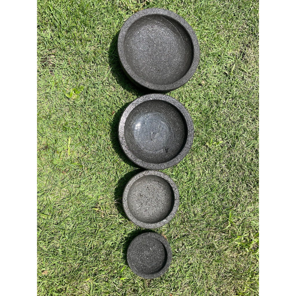 Mini mortar from merapi stone | Shopee Malaysia