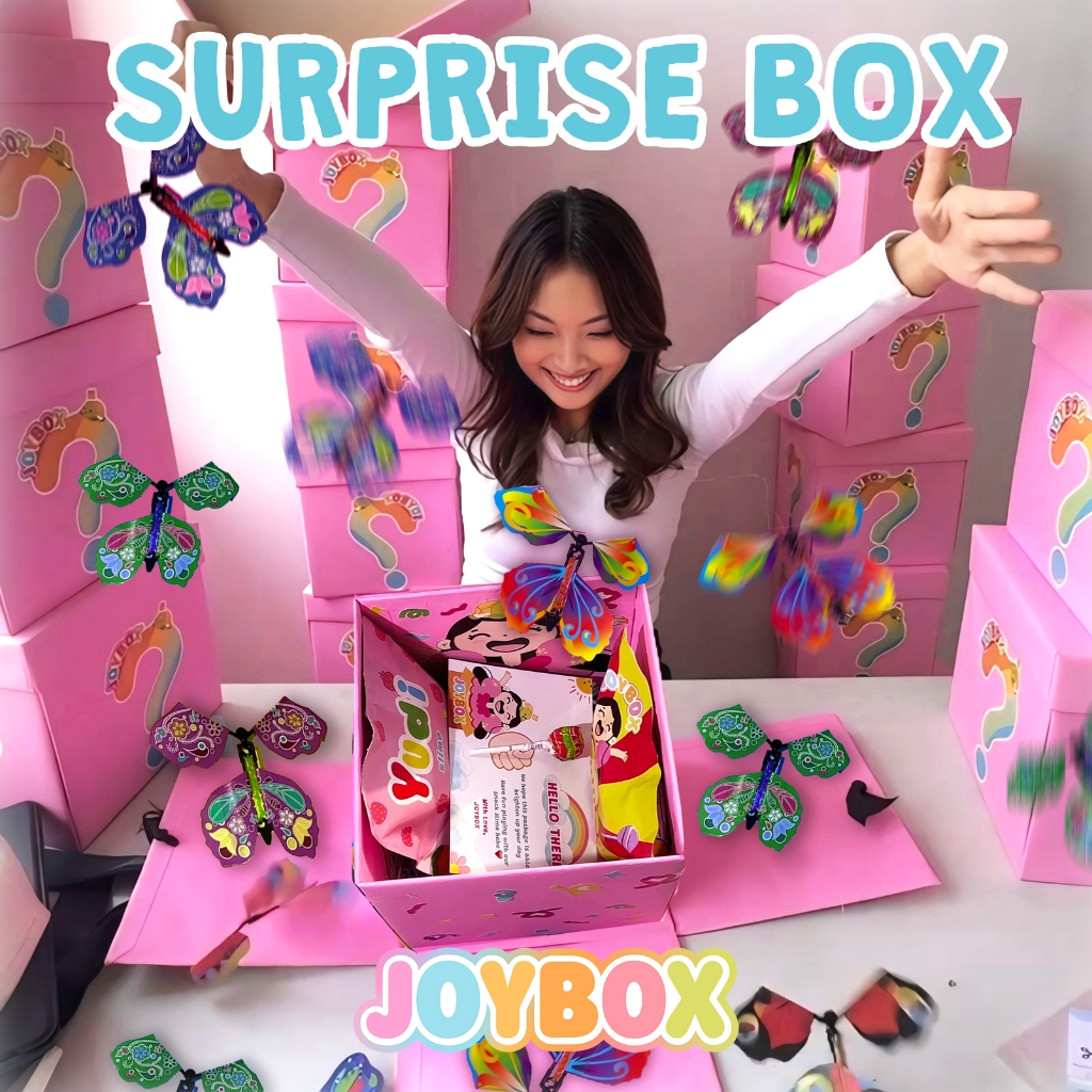 Surprise box FLYING BUTTERFLY BY JOYBOX / SURPRISE children's birthday ...