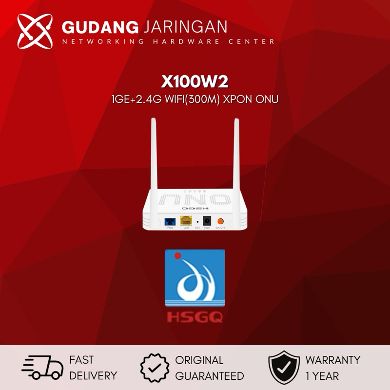 X100w2 HSGQ 1 GIGABIT + 2.4GHZ WIFI XPON ONU 300MBPS | Shopee Malaysia