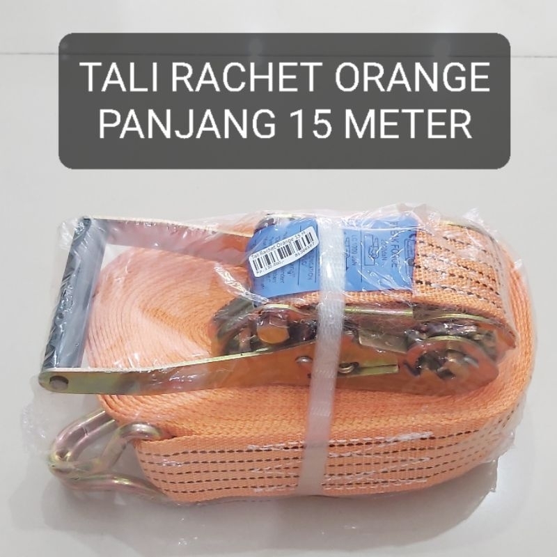 Orange Rachet Rope 15 Meters 2 Inch Lashing Belt Box Speaker | Shopee ...