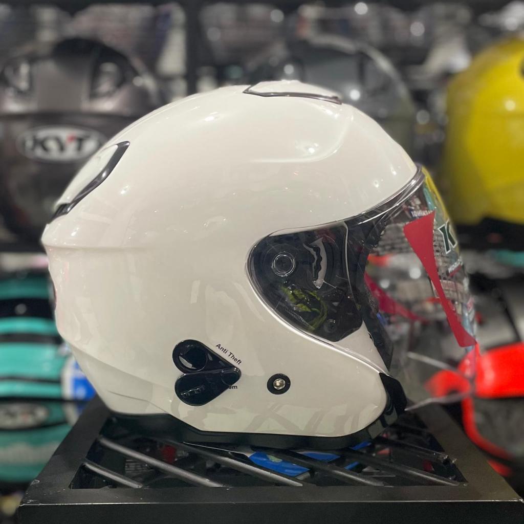Helmet KYT Kyoto R Solid SNI Half Face Motorcycle ORIGINAL KYT | Shopee ...