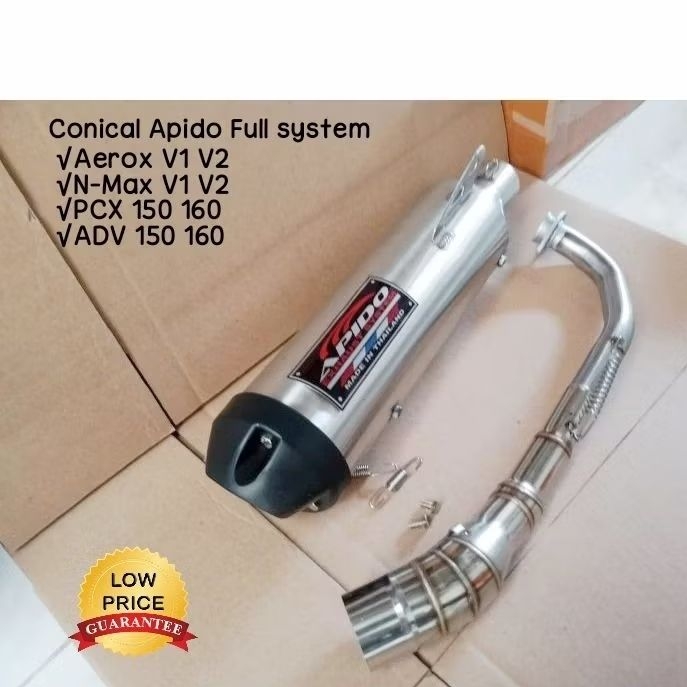 Nmax v2/Aerox v2/PCX 150 Muffler pipe exhaust pipe v4 1set | Shopee ...
