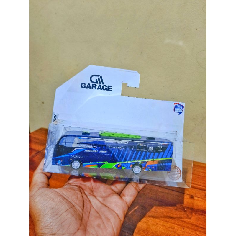 Jedha Jet bus 5 Tunggal Jaya bus miniature 1/87 scale diecast hot ...