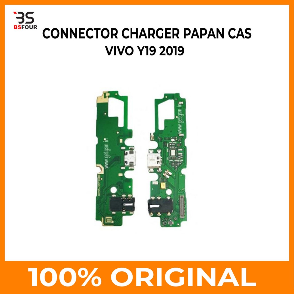 VIVO Y19 2019 CAS BOARD CHARGER CONNECTOR HANDSFREE CONNECTOR + MIC ...