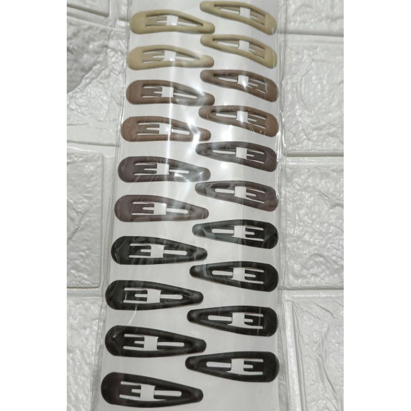 Colored tik tok clips per pack contains 20 pcs | Shopee Malaysia