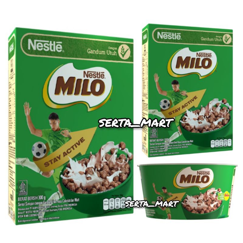 Nestle Milo Cereal Ball Box 170gr / 330gr / Cup Combo 32gr - Cereal ...