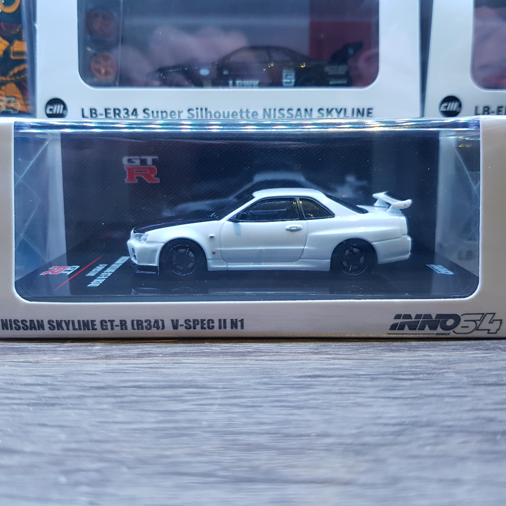 Inno64 NISSAN SKYLINE GT-R R34 V SPEC II N1 WHITE | Shopee Malaysia