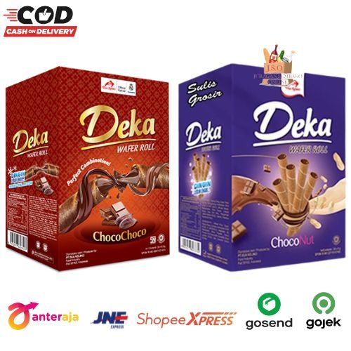 Jso] Deka Wafer Roll Two Rabbits Box Contents 24x7gr Choco Nut Choco ...