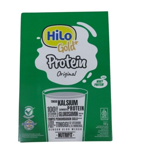Hilo Gold Protein Original (Plain) 500gr - High Calcium Milk | Shopee ...