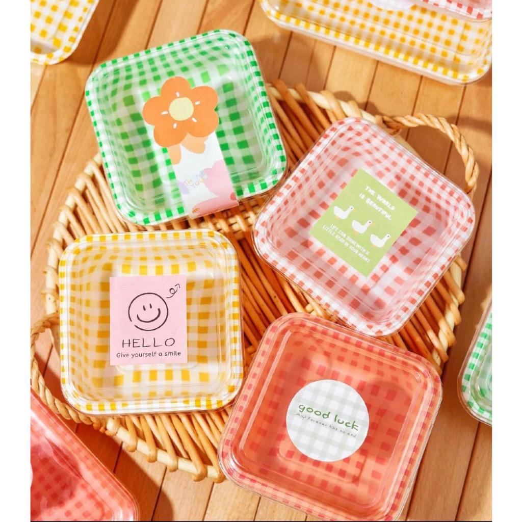 [10PC] Korean Dessert Box Cake Premium/Mica Box/Mica Box Motif/Unique ...