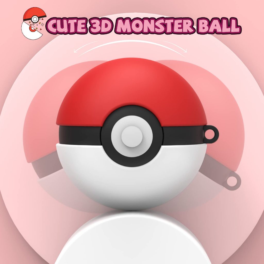 Poke Ball Pokeball Samsung Buds 3 pro Buds 3 Case Cover Pokemon Casing ...