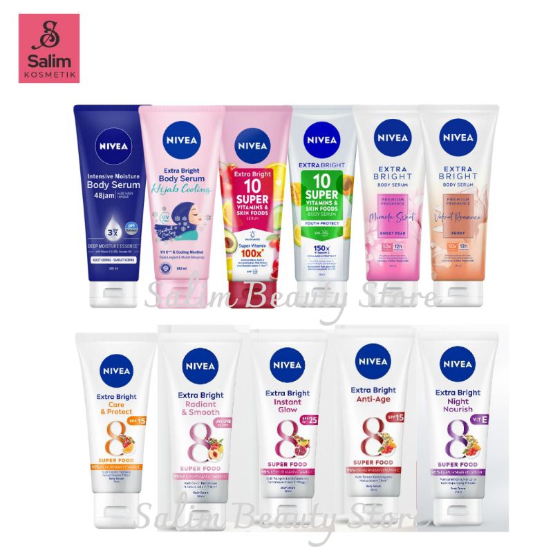 Nivea Extra Bright Body Serum Series 180ml | Shopee Malaysia