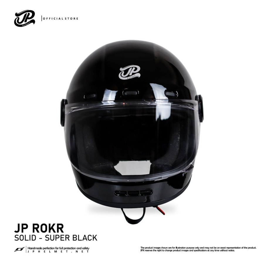 Jp Helmet - Rokr - Solid - Fullface | Shopee Malaysia