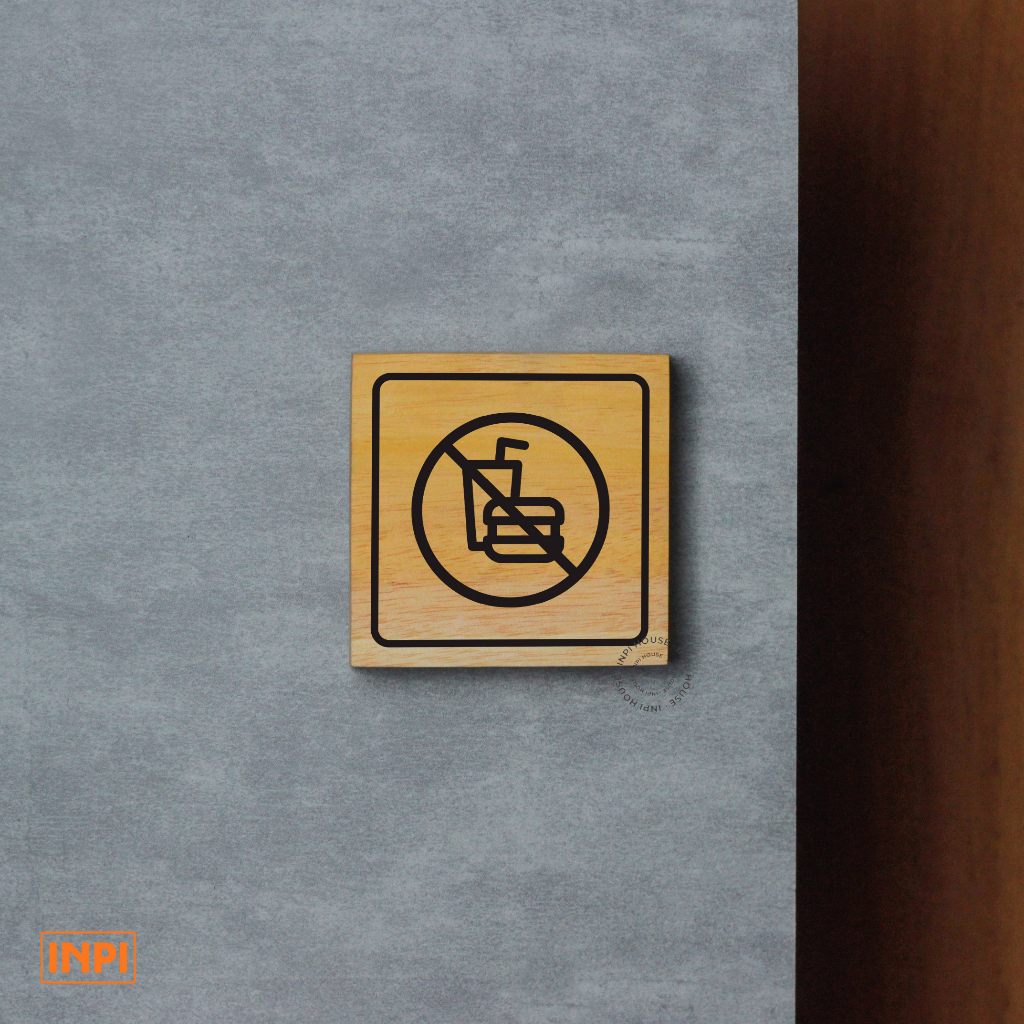 No food and drink Signs - sign system no food and drink - wall sign ...