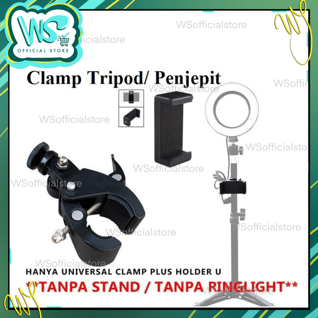 Universal CLAMP HOLDER CLAMP SMARTPHONE CLAMP Bolt CLAMP For TRIPOD ...