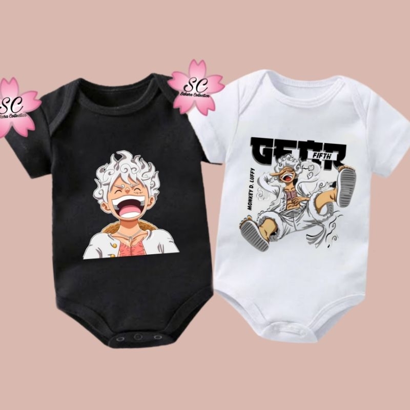 KATUN Baby JUMPER ANIME ONE PIECE LUFFY GEAR 5 | Onepiece Baby JUMPER ...