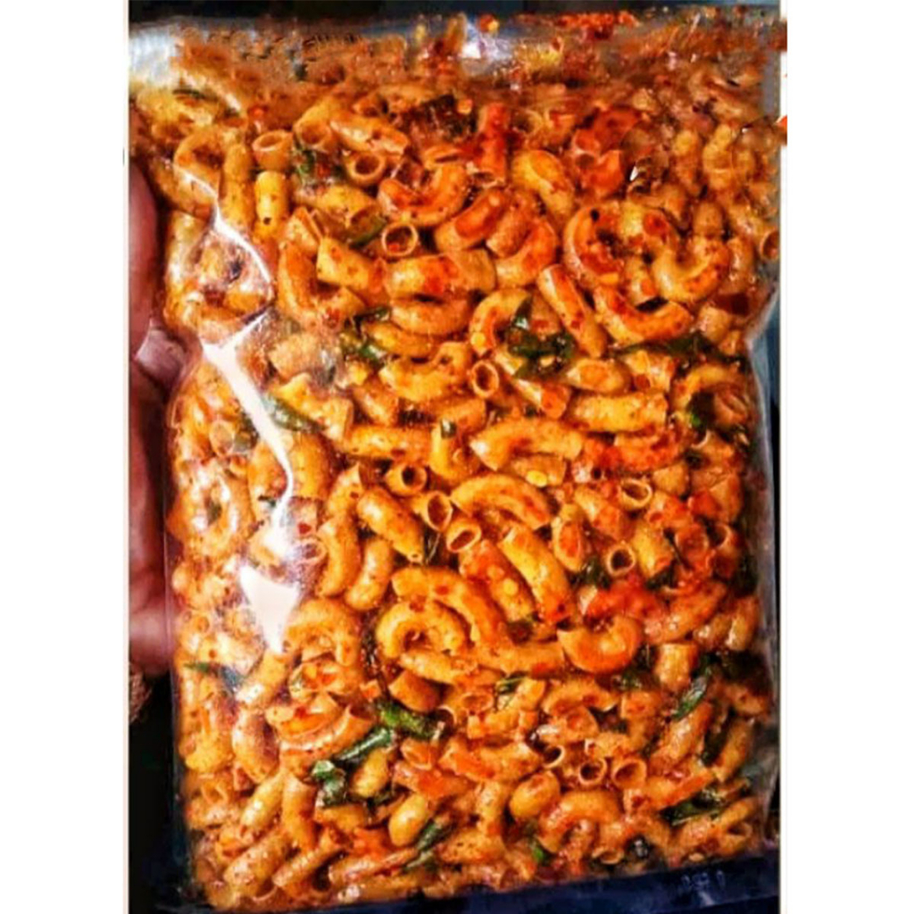 Macaroni Bantet Spicy Orange Leaves 250gr/Makroni Bantet Spicy Salted ...