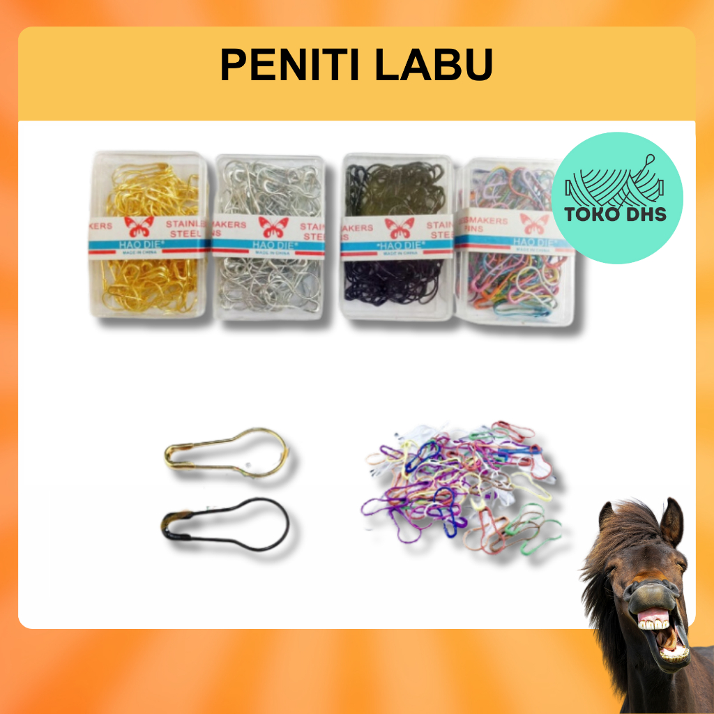 Mica Box Pumpkin Safety Pins/Bulb Safety Pins/Anti-Snagging Hijab Pins ...