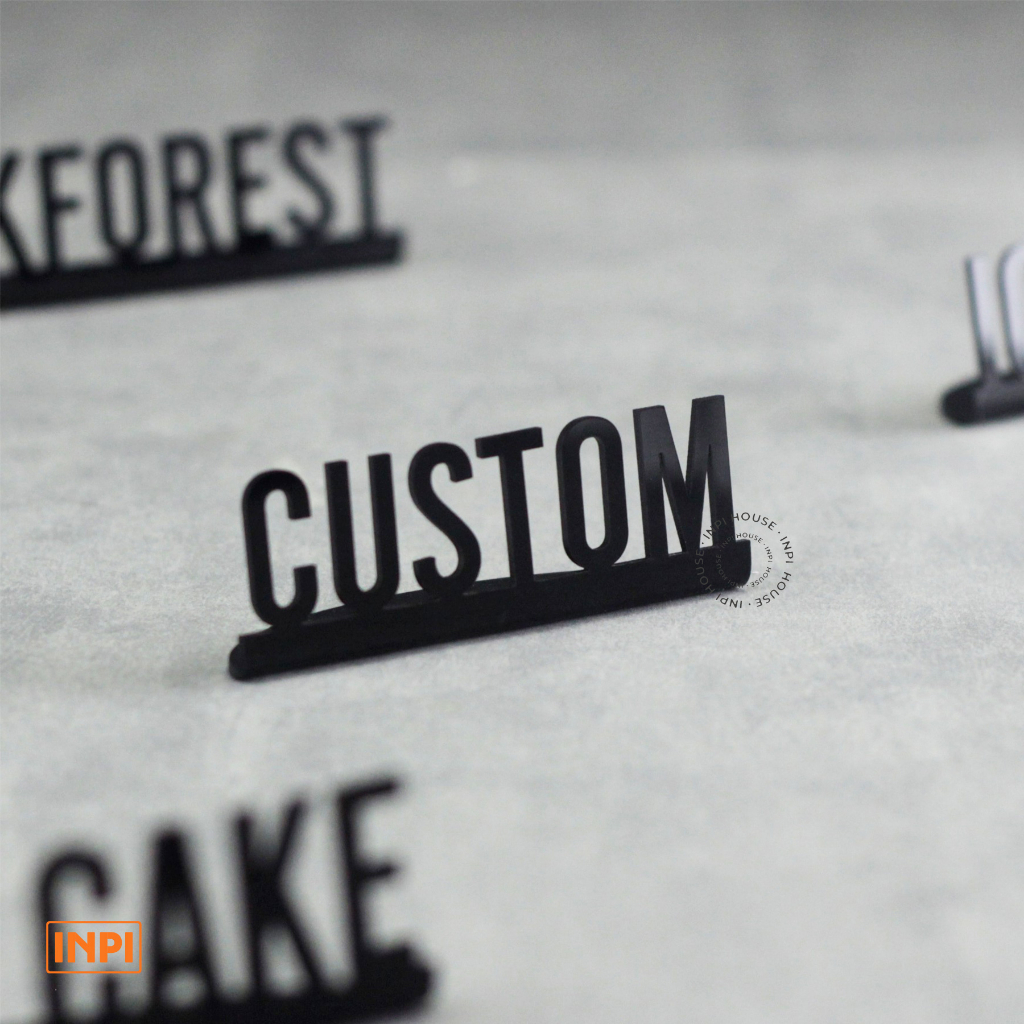 INPI - Custom Bending Mini Acrylic Signage | Shopee Malaysia