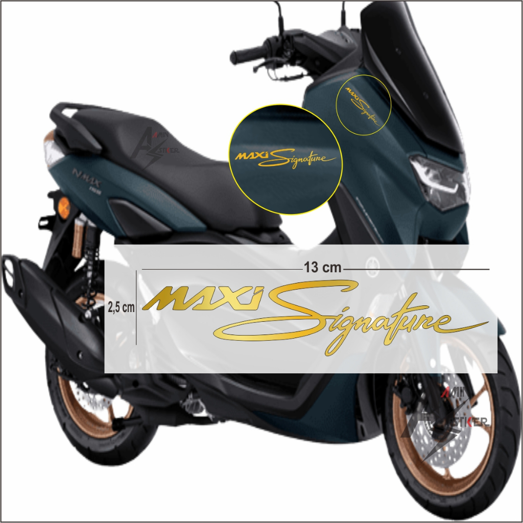 Nmax Maxi SIgnature Sticker/Cutting Maxi SIgnature Sticker Nmax/Maxi ...