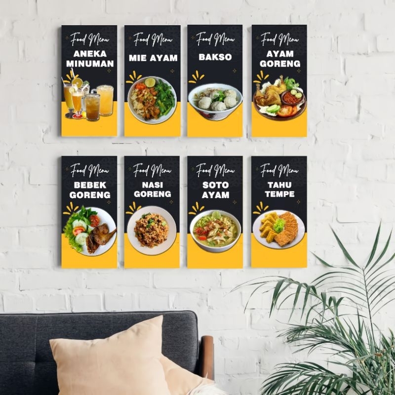 KAYU HIASAN DINDING Restaurant Wall Display Kitchen Wall Decoration ...