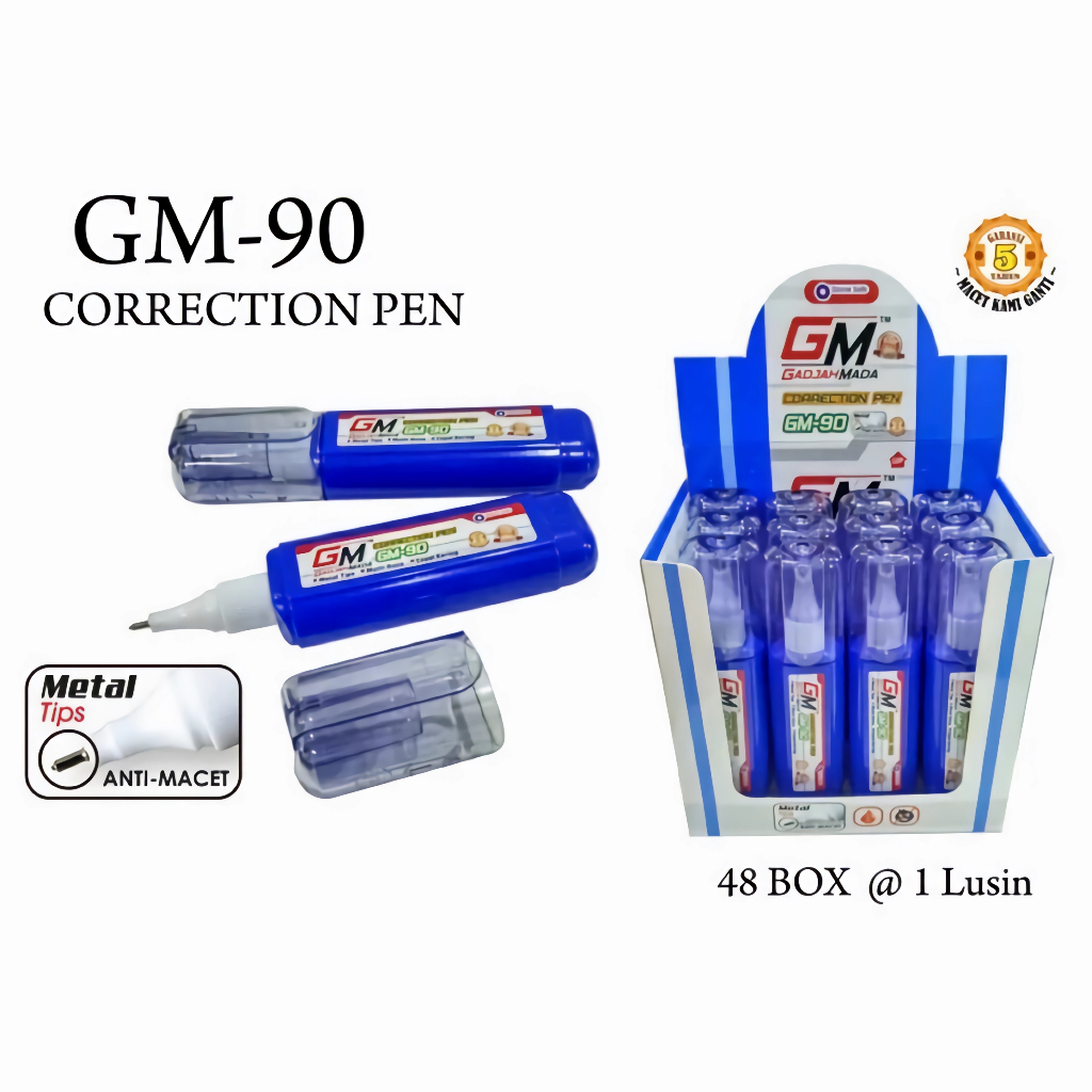 Apen Type X Blue Correction Pen ATK Office School Random Brand | Shopee ...