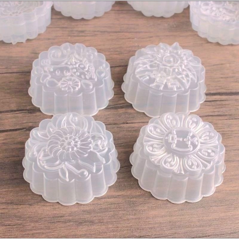 Mooncake Pudding Mold/Moon Cake Contents 4pcs Ager Agar Jelly Pudding ...
