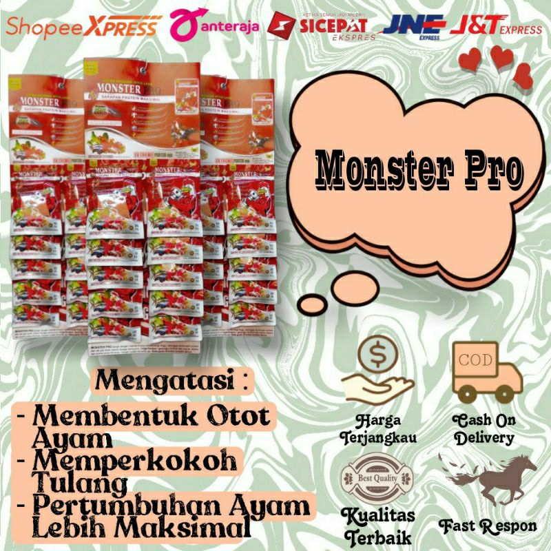 Monster Pro Sn (1 pack = 10 pcs) | Shopee Malaysia