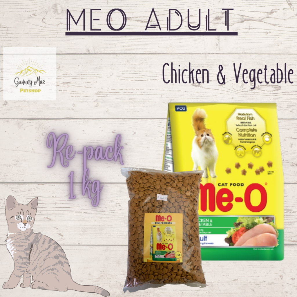 Meo ADULT CHICKEN REPACK 1kg | Shopee Malaysia