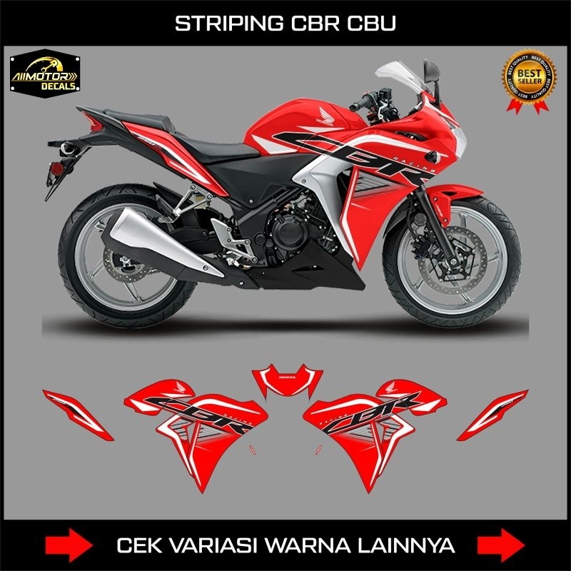 Striping Sticker Honda Cbr 250R Cbu Graphic Racing/Decal Motorcycle Cbr ...