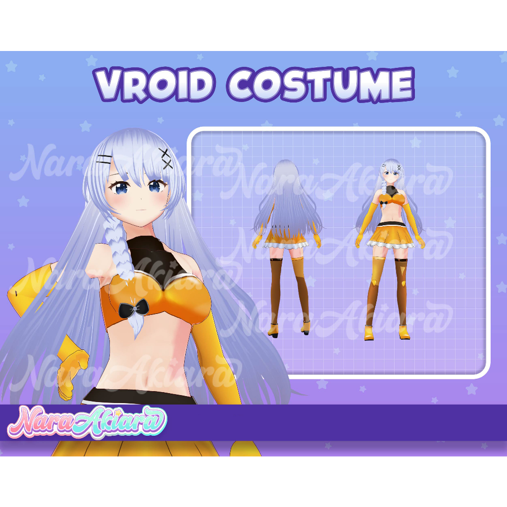 Explore Your VTuber Style with the Best 3D Streaming Costume, 3D VTuber Suit, Vroid Premium ...