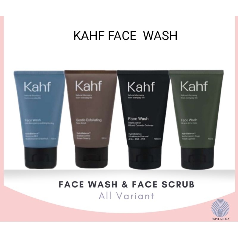 Kahf FACIAL WASH 100 ml, 50 ml/ MEN'S FACIAL WASH SOAP | Shopee Malaysia