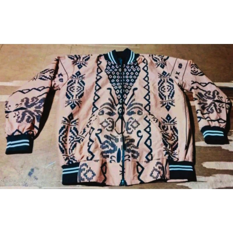 Motif BATIK BOMBER Jacket | Shopee Malaysia