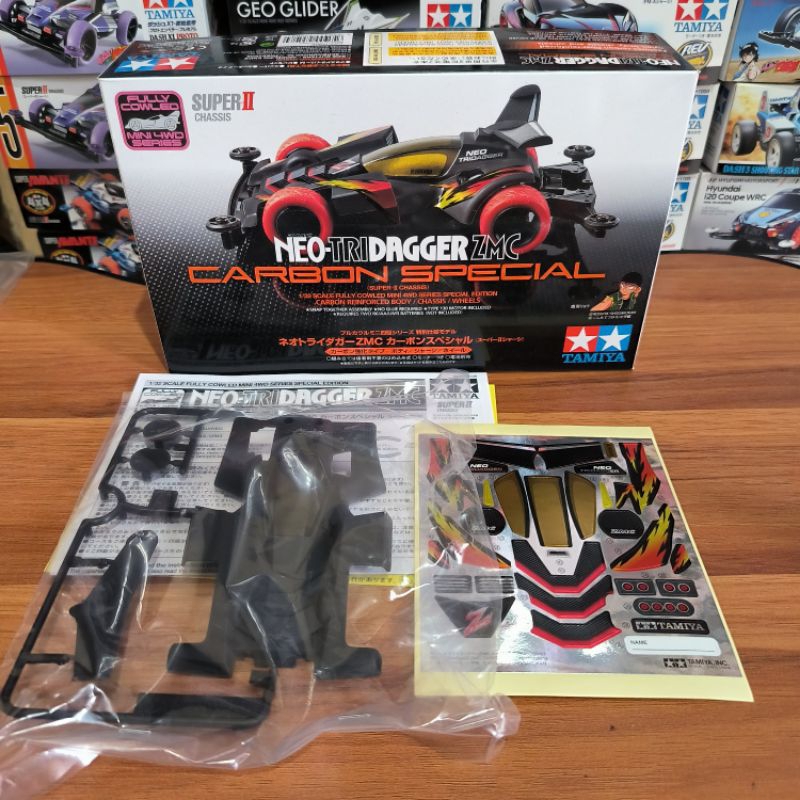 Tamiya 95508 BODY Neo Tridagger ZMC Carbon Special Original + Decal ...