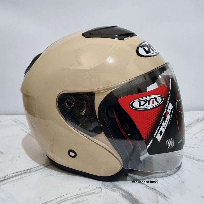 Dyr kyoto glossy cream helmet | Shopee Malaysia