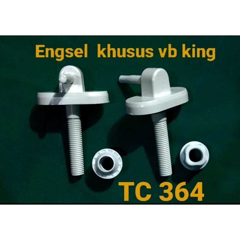 Toilet Cover Hinge Bolts specifically for VBKing type 364 caps (Pair ...