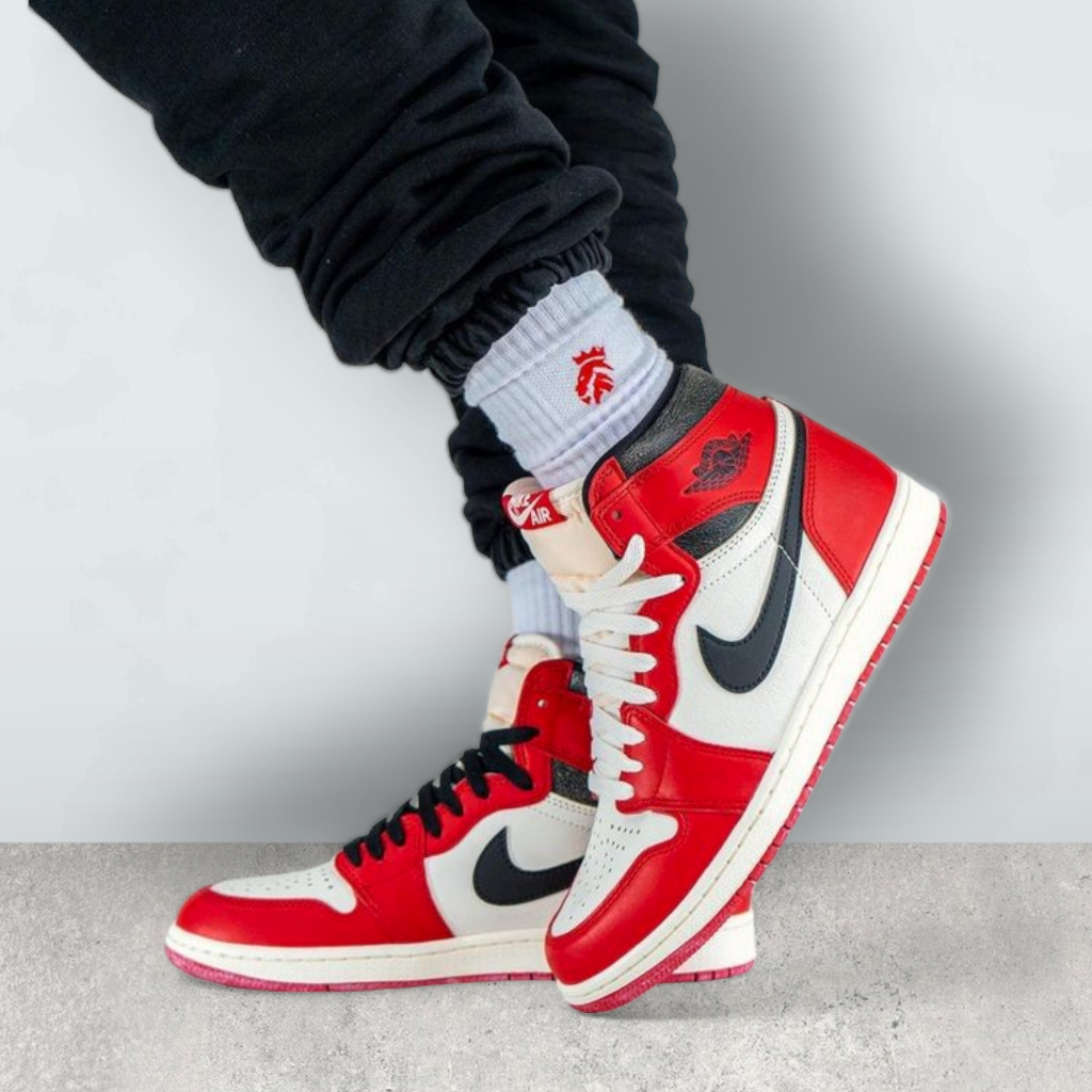 Air Jordan retro 1 Chicago High Authentic Unisex Basketball Shoes ...