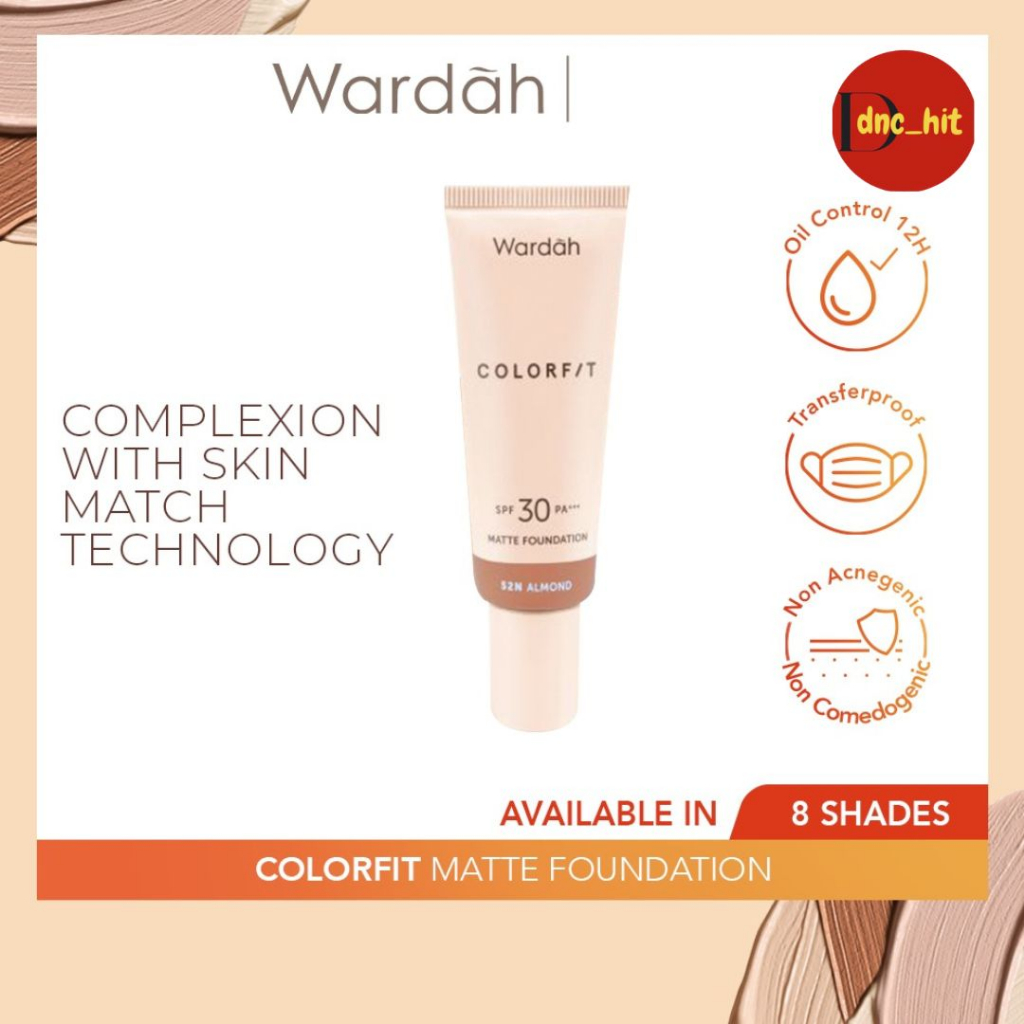 Wardah Colorfit Matte Foundation SPF 30 PA+++ 25ml | Shopee Malaysia