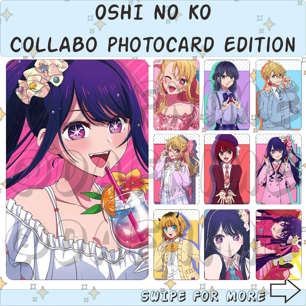 Oshi NO KO COLLABS EDITION ANIME PHOTOCARD | Shopee Malaysia