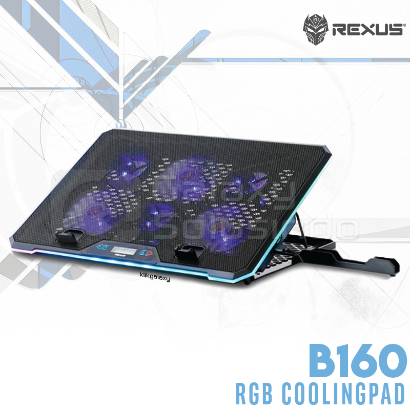 Rexus BREEZE B160 RGB Notebook Cooler | Shopee Malaysia